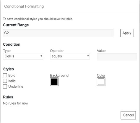 Conditional Formatting Feature Ultimate Wordpress Plugins By Supsystic