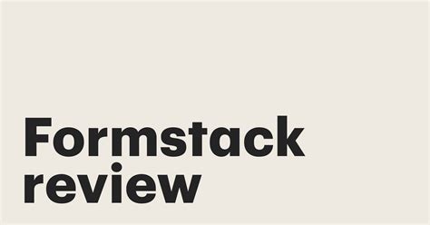 Formstack Review Pricing Features Pandadoc