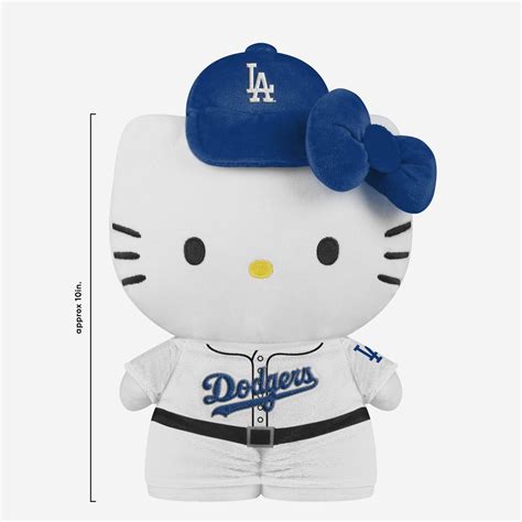 Hello Kitty X Los Angeles Dodgers 10 Team Jersey Plush Blue