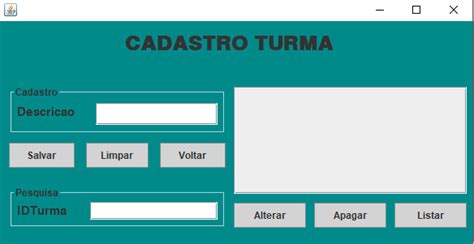 GitHub Cacildoerasmo Java Swing Projecto Feito Em Java Swing MySQL Faz CRUD De Turma E