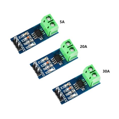 Acs712电子检测板5a20a30a范围霍尔电流传感器模块，用于dc5v Dc