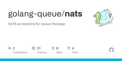 GitHub Golang Queue Nats NATS As Backend For Queue Package
