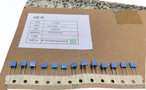 1uf100v Box Type Capacitor 2 At ₹ 1 20 Piece In Mumbai Id 2853263975473