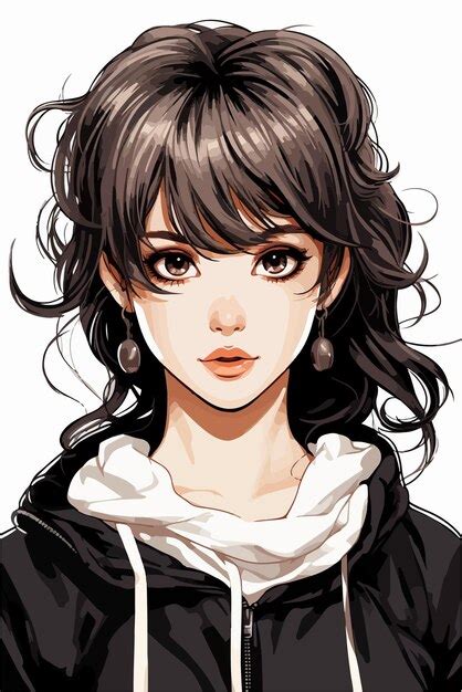 Anime Girl Realistic Art Vectors And Illustrations For Free Download