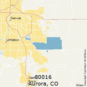 Zip Code Map Aurora 80016 10 Neighborhoods In Zip Code 80016 Co