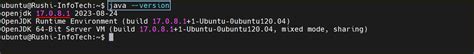 how to install java 17 in ubuntu 20 04 rushi infotech