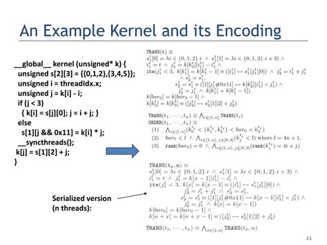Ppt Scalable Smt Based Verification For Gpu Kernel Functions