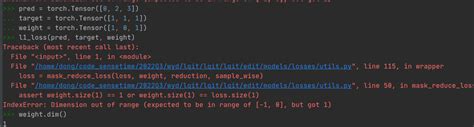 [bug] masked loss cannot handle tensor dim 1 · issue 1371 · open