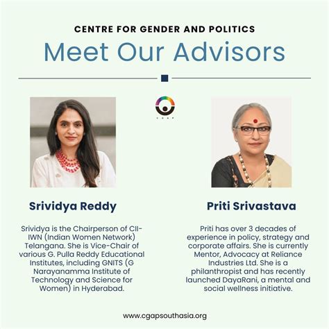 Srividya Reddy On Linkedin Cgap Womeninpolicy Leadership Southasia Diversity