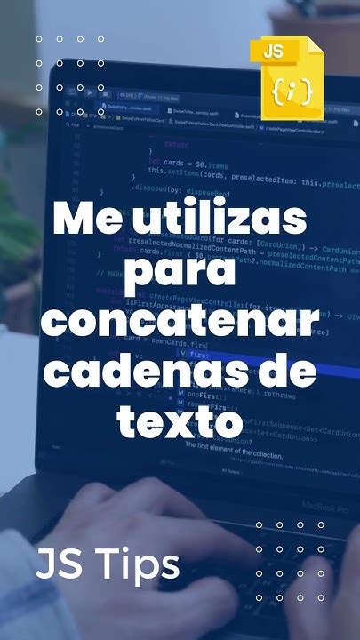 Concatenar Cadenas De Texto Javascript Jstips Shorts Youtube