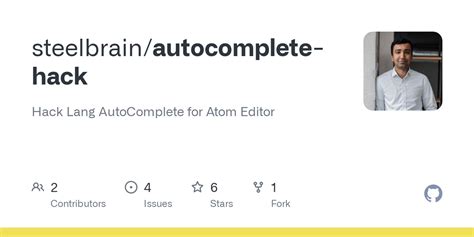 GitHub Steelbrain Autocomplete Hack Hack Lang AutoComplete For Atom Editor