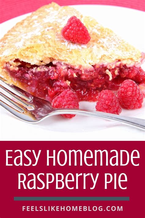 Easy Homemade Raspberry Pie In 2023 Raspberry Pie Fresh Cherry Pie Recipe Raspberry Pie Recipe
