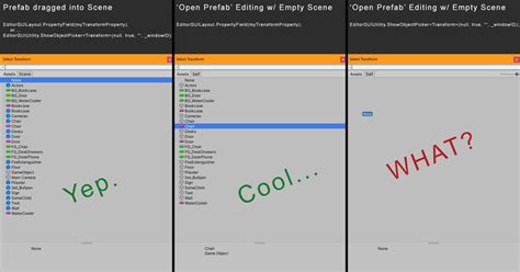 Objectpicker During Prefab Edit Unity Engine Unity Discussions