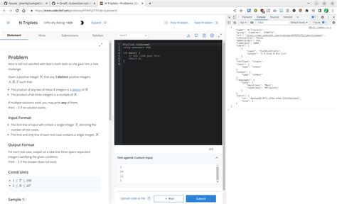Extension Not Working On Codechef Issue Jmerle Competitive Companion Github