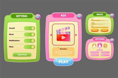 Game Ui Vector Art Icons And Graphics For Free Download