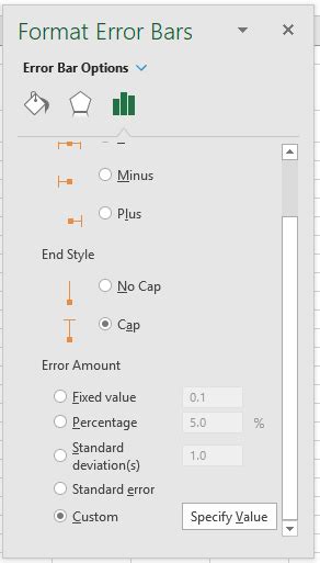 How To Add Custom ERROR BARS In Excel Charts Excel Quick Help