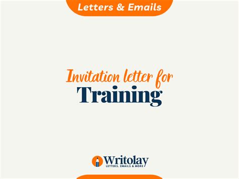 Training Invitation Email And Letter 4 Free Templates