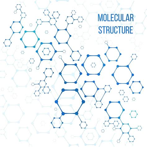 Molecular Structure Or Molecular Structural Coding Illustration 花瓣网