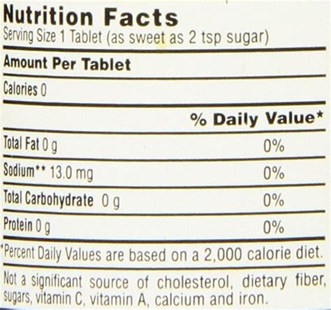 Necta Sweet Sugar Substitute Tablets 12 Grain 500 Count Bottle Buy