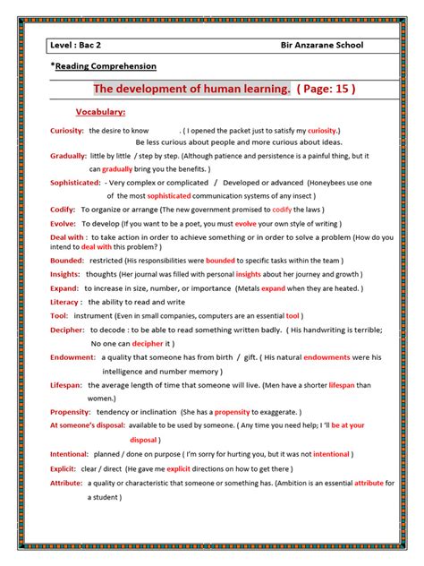 Voc U1 B2 1 1 Pdf Cognition Cognitive Psychology