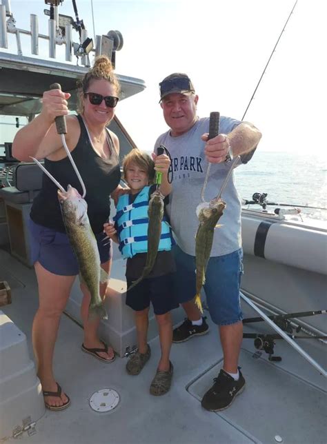 Lake Erie Fishing Charters Guided Trips For Walleye And Perch
