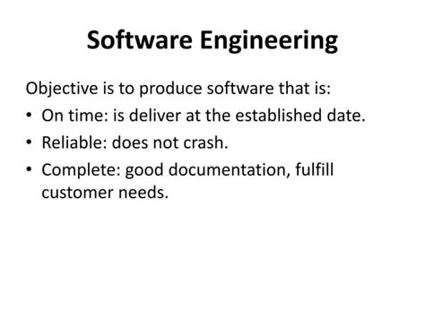 Lecture01softwareengineering Introduction Ppt
