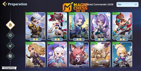 Daftar Semua Commander Magic Chess Go Go Terupdate, Ada Siapa Aja?