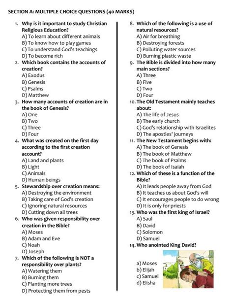 Grade 7 Cre End Of Term 1 Examination 2025