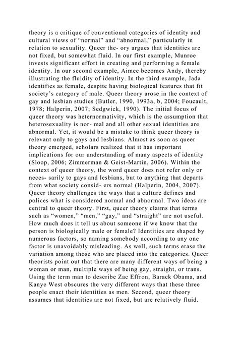 Notes From Class · Sex Vs Gender· Sex Biology Gender Sdocx