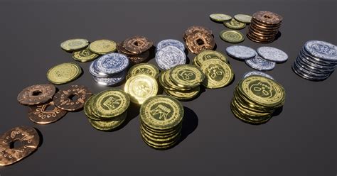 Fantasy Coins 3d Props Unity Asset Store
