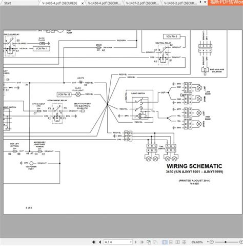 Bobcat Utility Vehicle XL Electrical Schematic