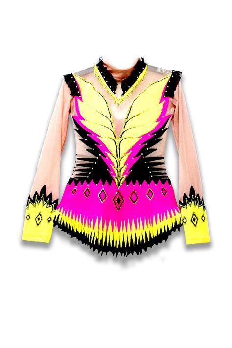 Трико за художествена гимнастика Синьо с дантела Трика за художествена гимнастика