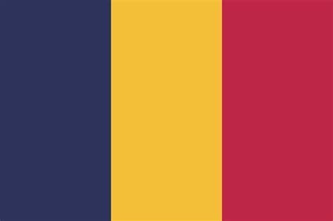 차드 깃발 차드의 국기 표준 크기 공식 비율입니다 직사각형 플래그입니다 표준 색상 플래그 아이콘입니다 디지털 일러스트레이션 컴퓨터 일러스트레이션 벡터 일러스트 레이 션입니다