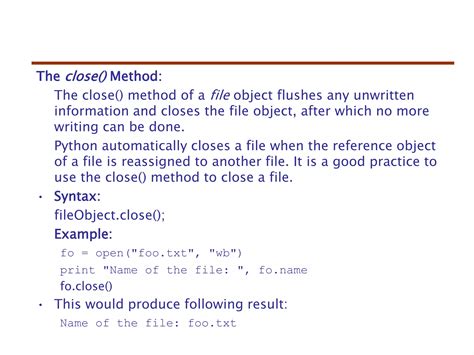 Python File Handlings Ppt