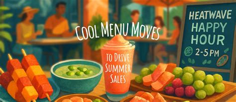 Cool Menu Moves To Drive Summer Sales In Restaurants And Foodservice