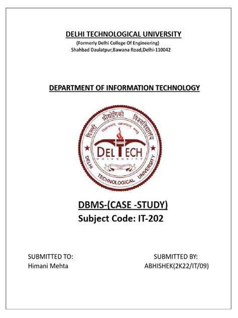 Dbms Case Study Pdf Ibm Db2 Postgre Sql
