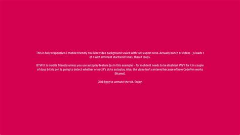 CSS Full Screen Video Background Iamrohit In