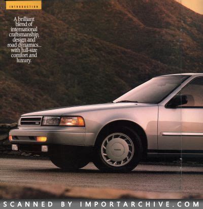 1989 Nissan Maxima Brochure Importarchive