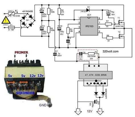 ir2153-atx-schema-drill-smps - - #ir2153atxschemadrillsmps | Circuito ...
