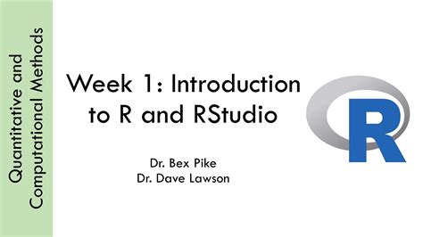 Intro to R and RStudio
