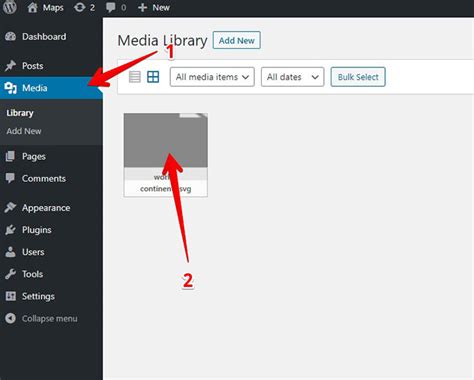 How To Embed The Svg Map Into Wordpress Fla