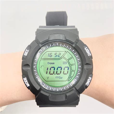 Wireless Watch Type Personal Dosimeter Sound And Light Alarm Dose Rate Radiation Measurement