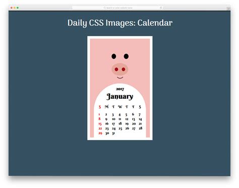 Best Free HTML CSS Calendars For Websites And Applications