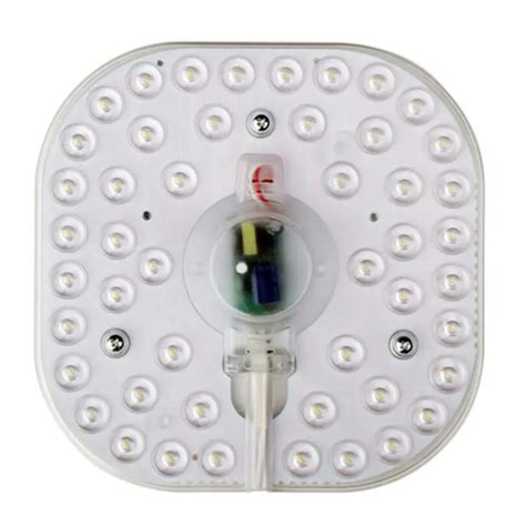 W W W W LED Ring PANEL Circle Light AC V V Square Ceiling Board The Circular Lamp