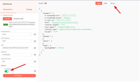 Raw Data From Webhooks Questions N8n Community