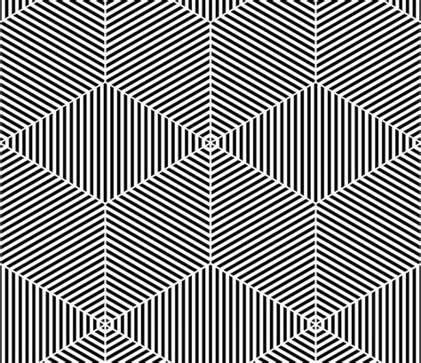 Premium Vector Illusive Continuous Monochrome Pattern Decorative Abstract Background With 3d