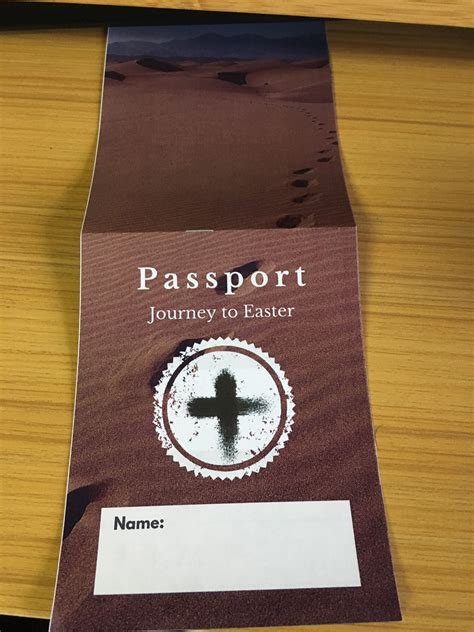 Lent Easter Passport Formed By Experience