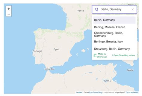 Geosearch Leaflet Plugin
