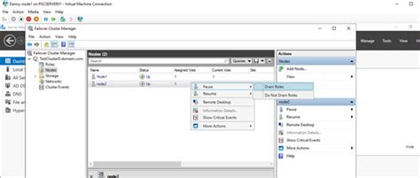 gracefully shutdown windows 2012 and 2016 three node failover cluster microsoft qanda