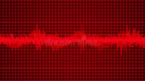 Electrocardiogram Oscilloscope Waveform Animation Motion Graphics Stock